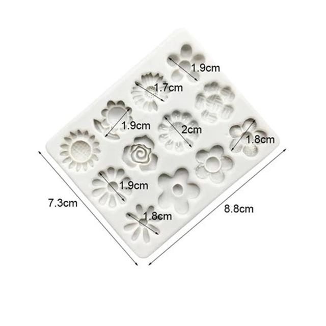 ASSORTED MINI FLOWERS SILICON MOLD - Kimathi Branch - Topserve Baking Kenya