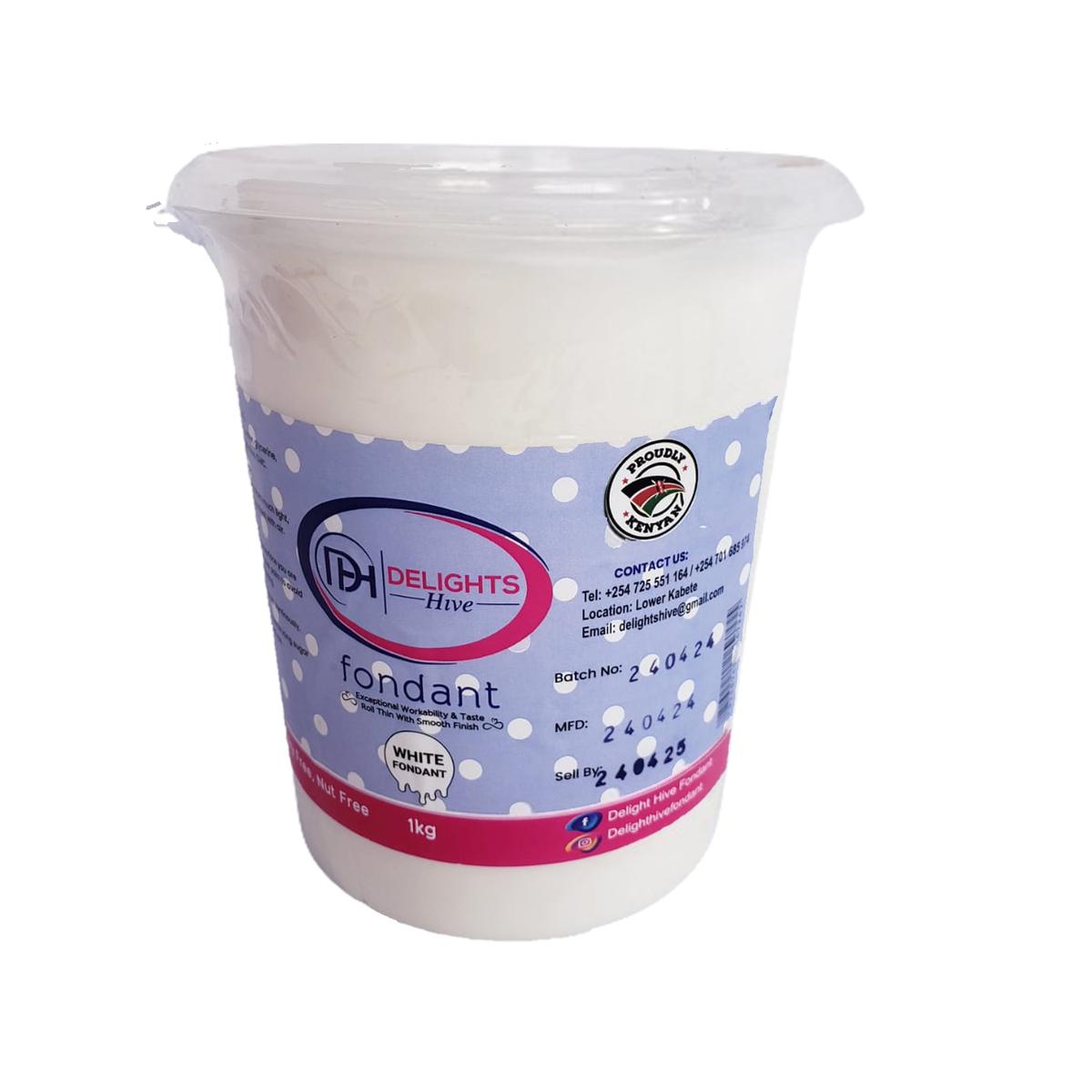 BAKER'S DELIGHT WHITE FONDANT 1KG - Kimathi Branch - Topserve Baking Kenya