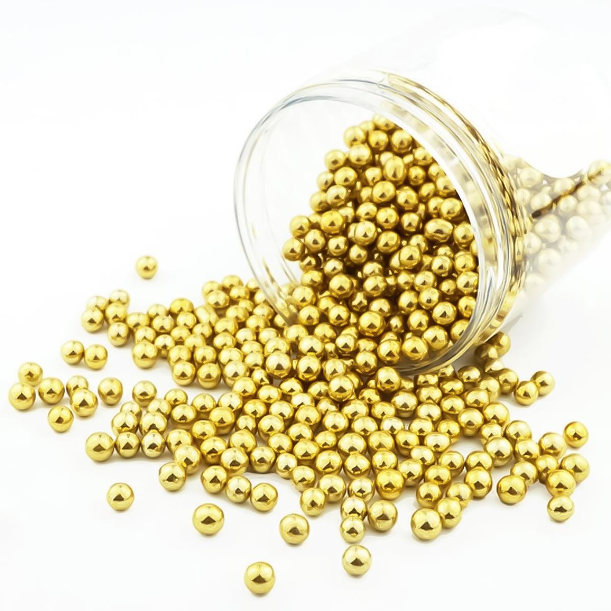 GOLD BALLS 4MM 100GMS - Kimathi Branch - Topserve Baking Kenya