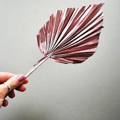 ROSE GOLD PALM LEAF CAKE TOPPER - Kimathi Branch - Topserve Baking Kenya