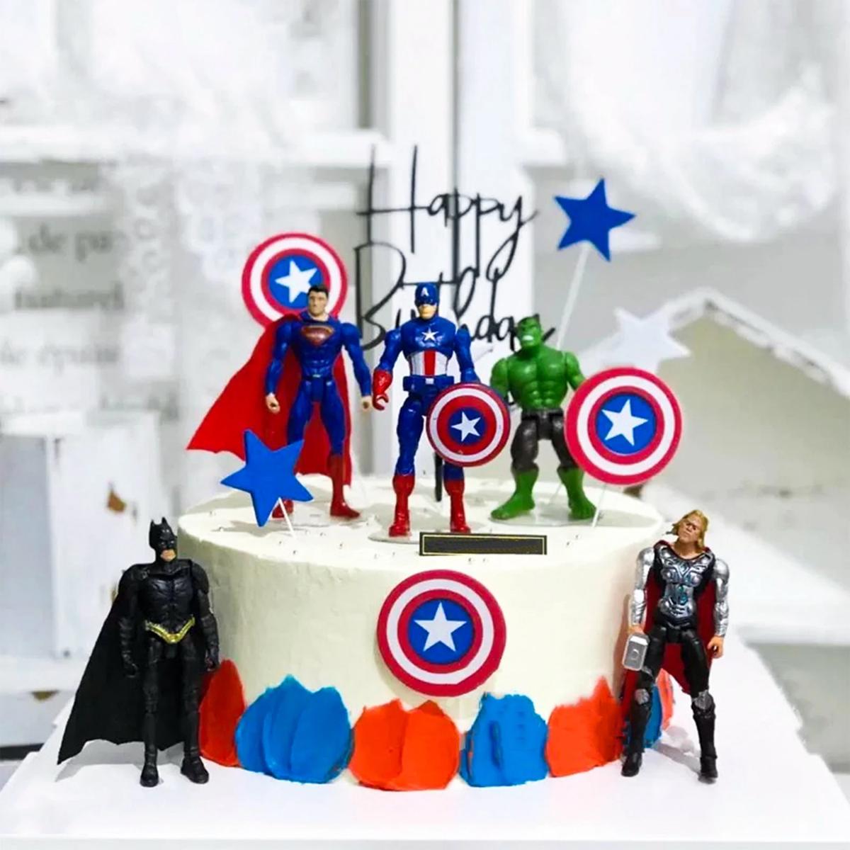 SET OF 6 HEROES THE AVENGERS TOPPERS - Kimathi Branch - Topserve Baking ...